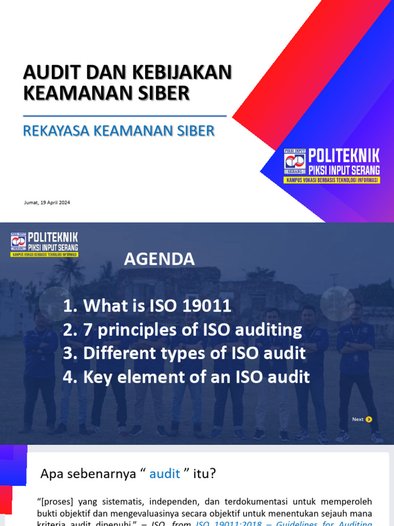 Audit Dan Kebijakan Keamanan Siber - Pertemuan 2 | PDF