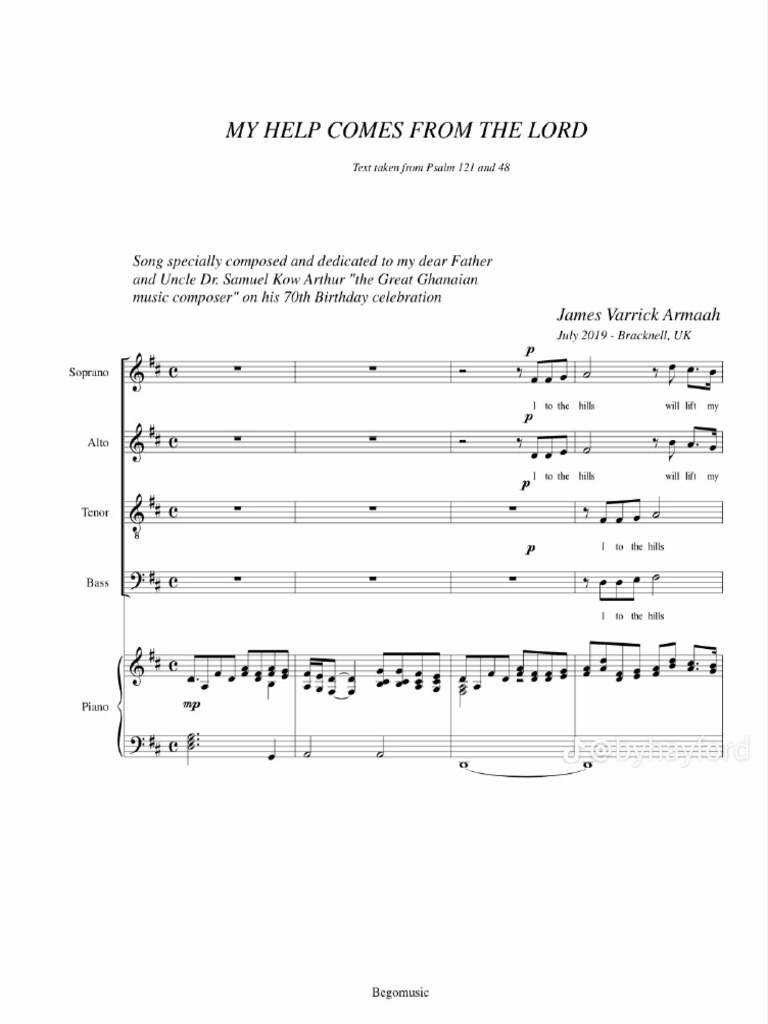 My Help Comes From Lord | PDF