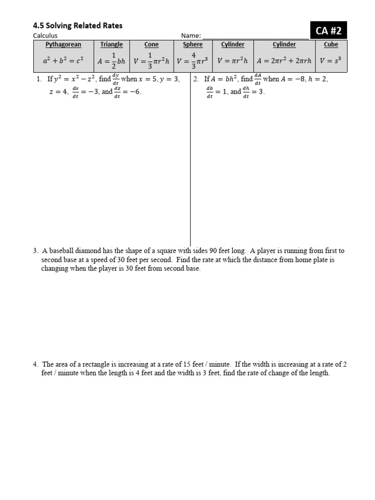 Calc 4.5 Ca2 | PDF