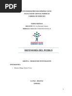 Ley #870 Del Defensor Del Pueblo | PDF | Bolivia | Parlamento