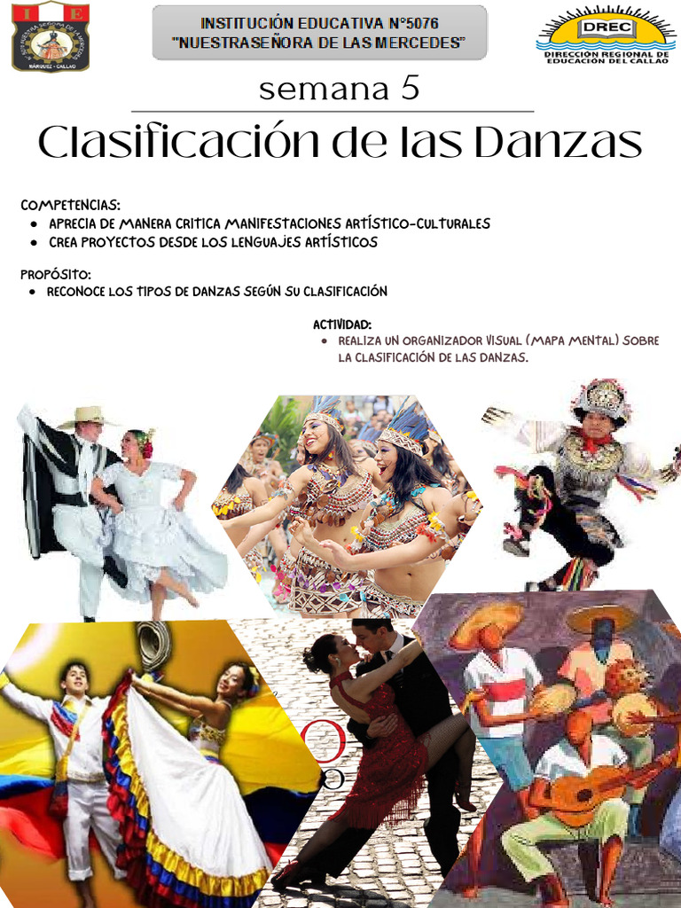 Sesion5 - Clasificacion de Las Danzas | PDF | Bailes