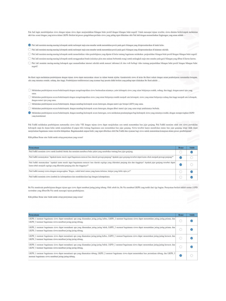 UJIAN SIMULASI UKIN 2024 MATEMATIKA | PDF