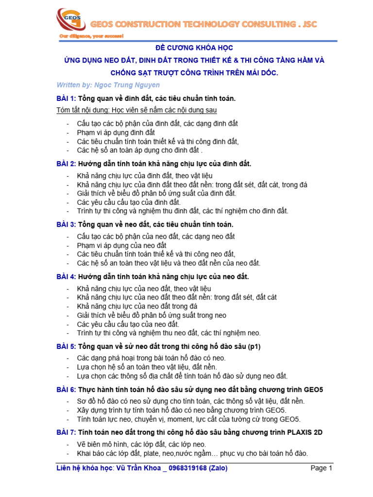 De Cuong Dinh Dat Neo Dat | PDF