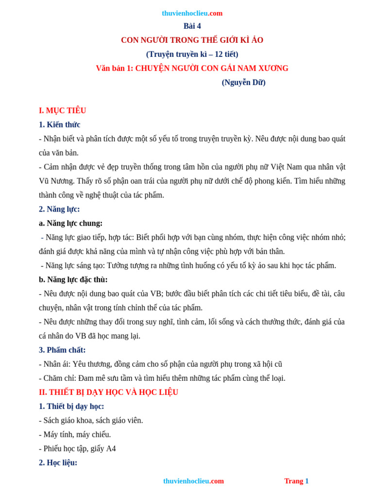 thuvienhoclieu.com-GA-Ngu-van-9-CTST-Bai-4-CON-NGUOI-TRONG-THE-GIOI-KI-AO | PDF