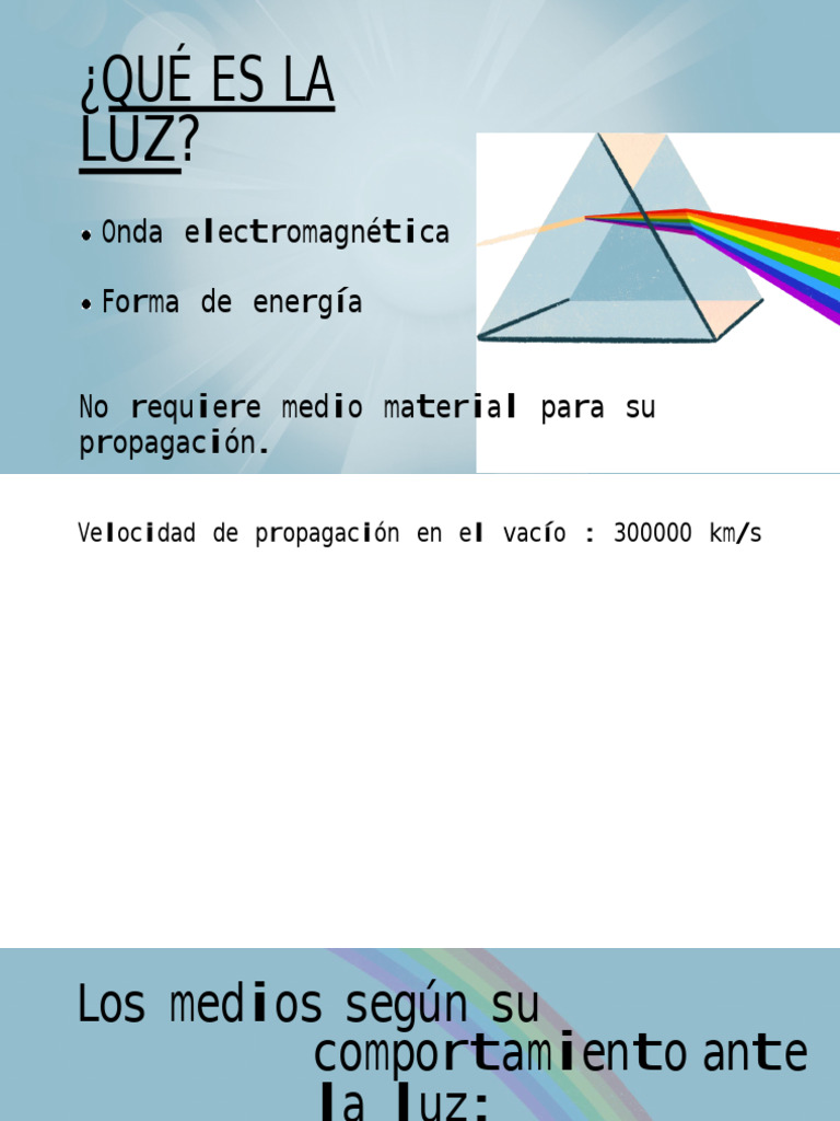Presentación de Ciencias de Qué Es La Luz Visible Dibujada a Mano en ...
