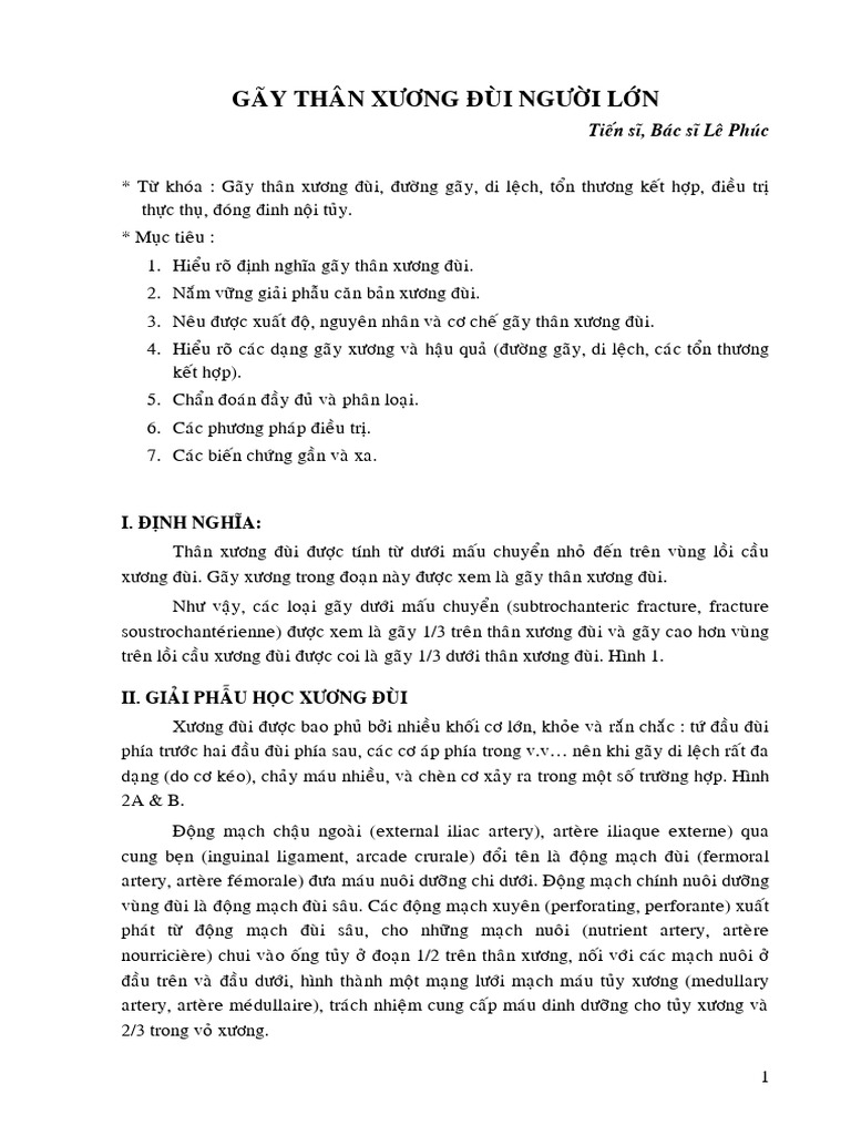 Gay Than Xuong Dui Nguoi Lon-Bs Le Phuc | PDF