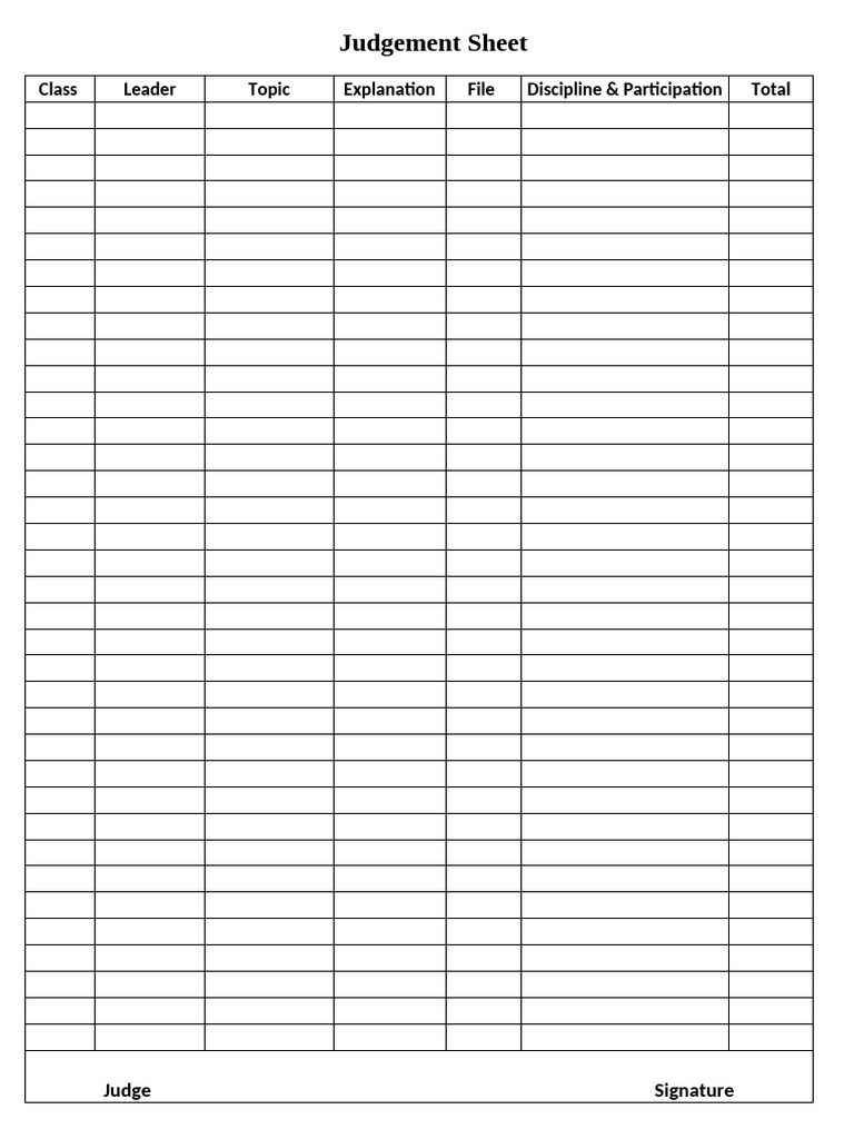 Judgemment Sheet | PDF