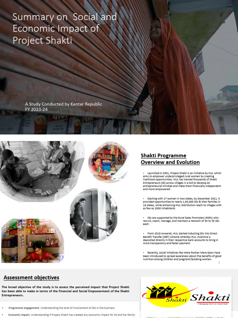Project Shakti | PDF | Entrepreneurship | Qualitative Research