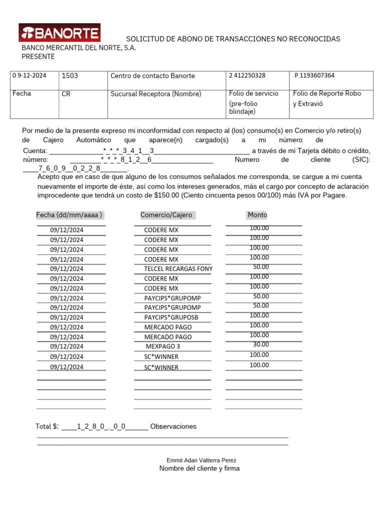 Respaldo Banorte Tarjeta de Debito - PDF - 20241209 - 202821 - 0000 ...