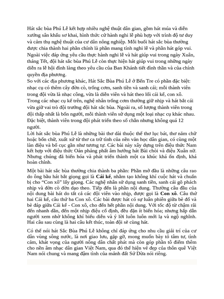 Sắc Bùa Phú Lễ | PDF