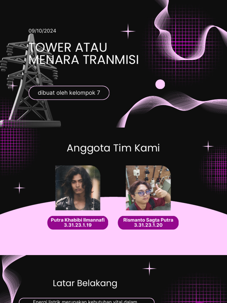 COPY PPT TOWER ATAU MENARA TRANSMISI | PDF