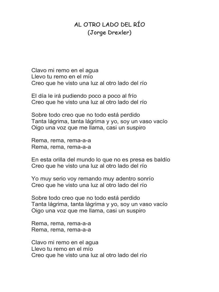 Al Otro Lado Del Río | PDF