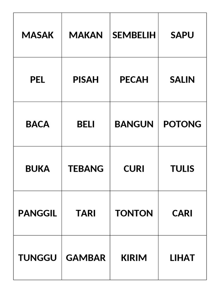 Kata Dasar | PDF