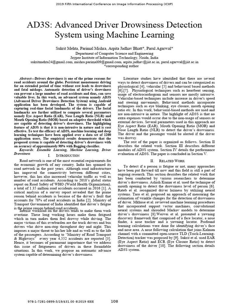 AD3S | PDF | Machine Learning | Sensitivity And Specificity