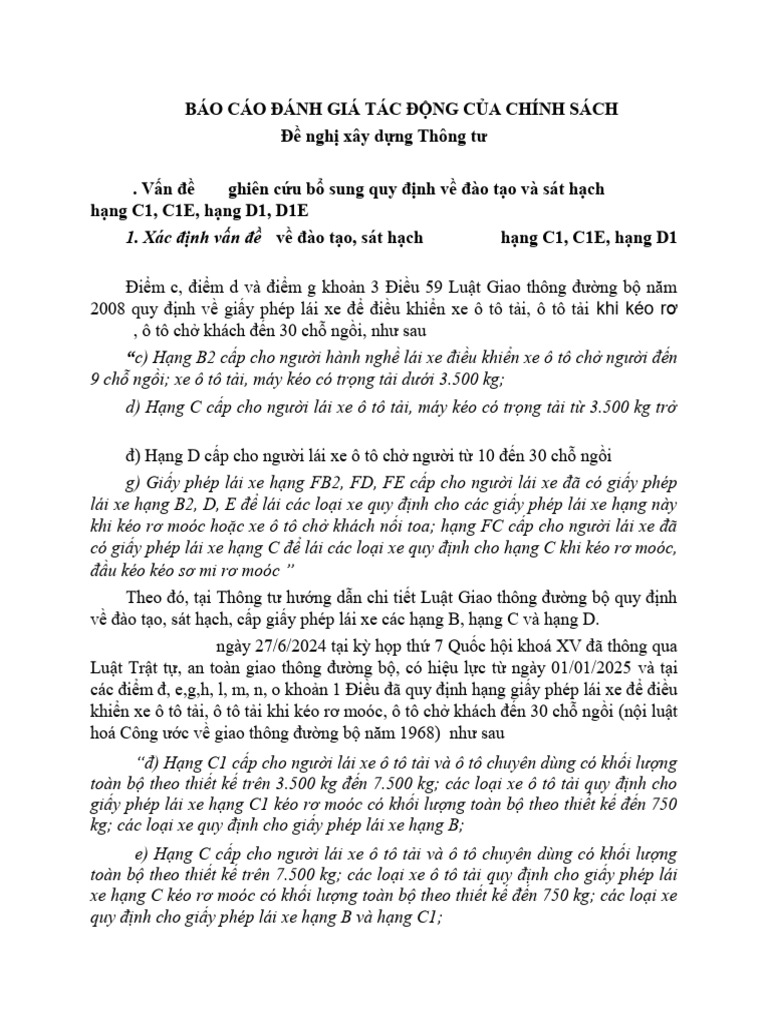 Đanh Gia Tac Dong Chinh Sach | PDF