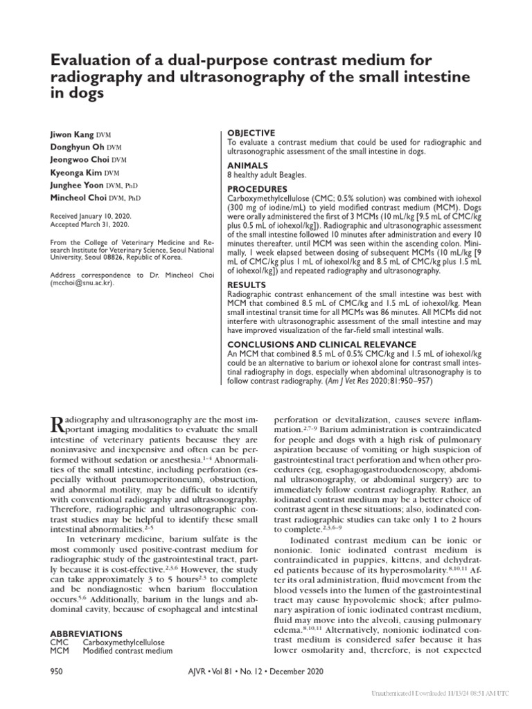 ajvr-ajvr.81.12.950 | PDF | Radiography | Medical Ultrasound