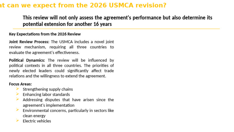 USMCA Review | PDF