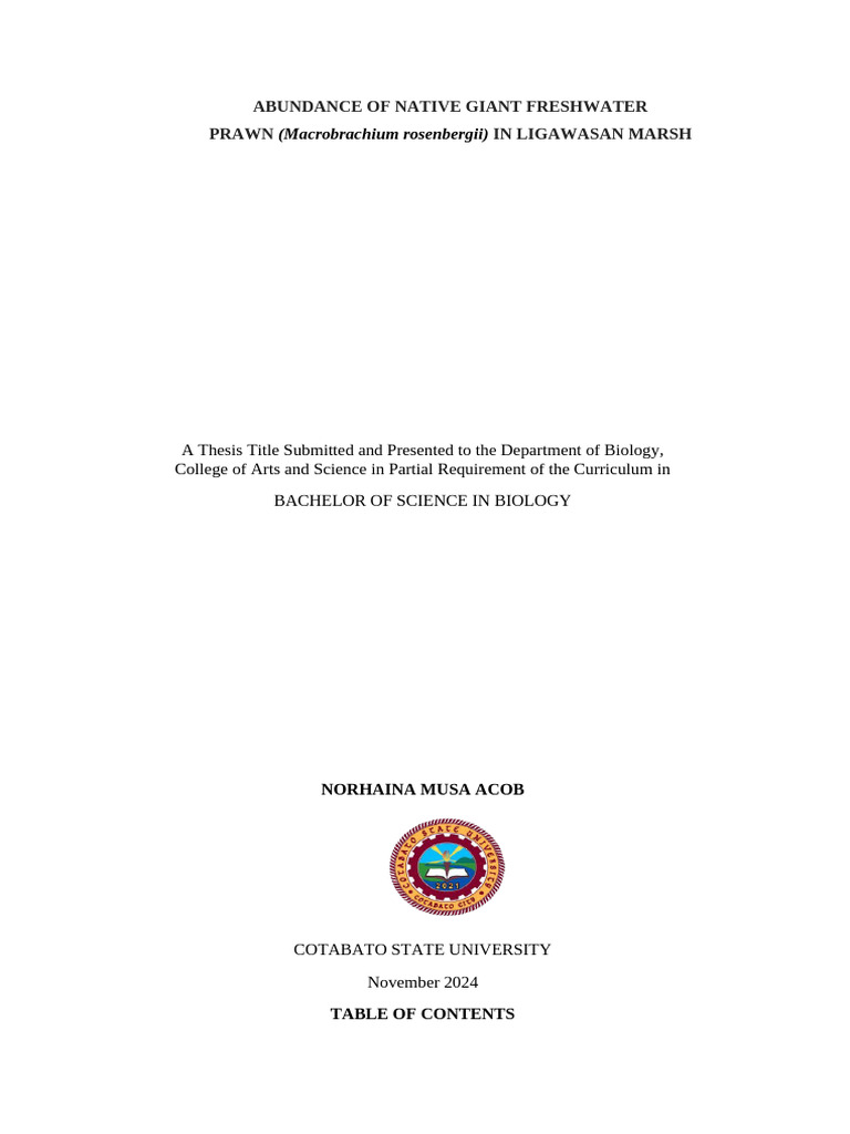 Acob Covertitle Page-final | PDF | Marsh | Biogeography
