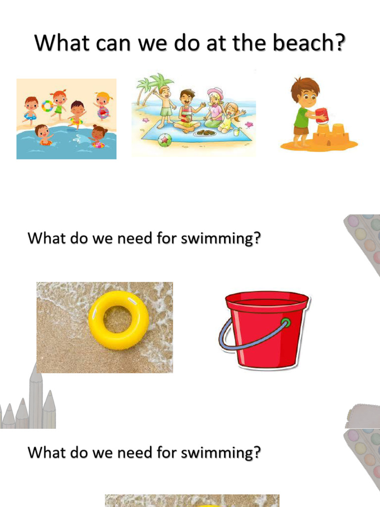 Beach Activities and Essentials Guide | PDF