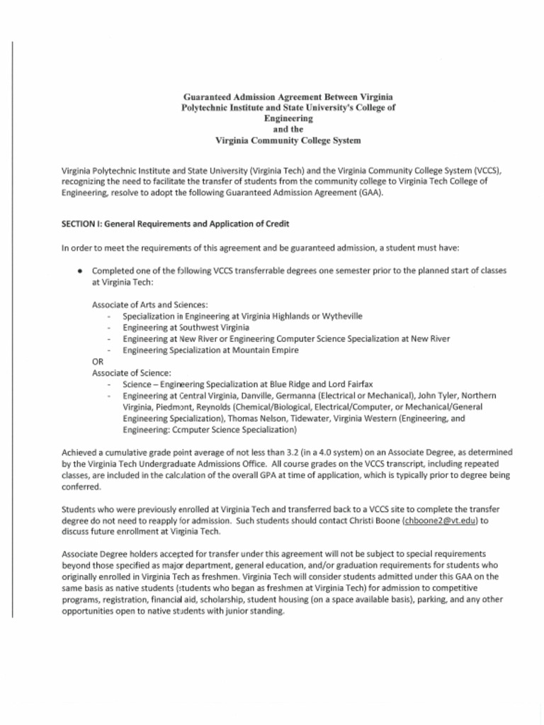 VT-VCCS 2021-2024 Gaa | PDF