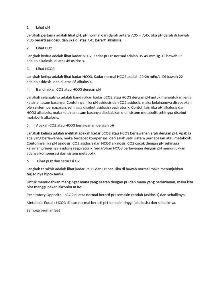 Cara Baca Hasil BGA | PDF