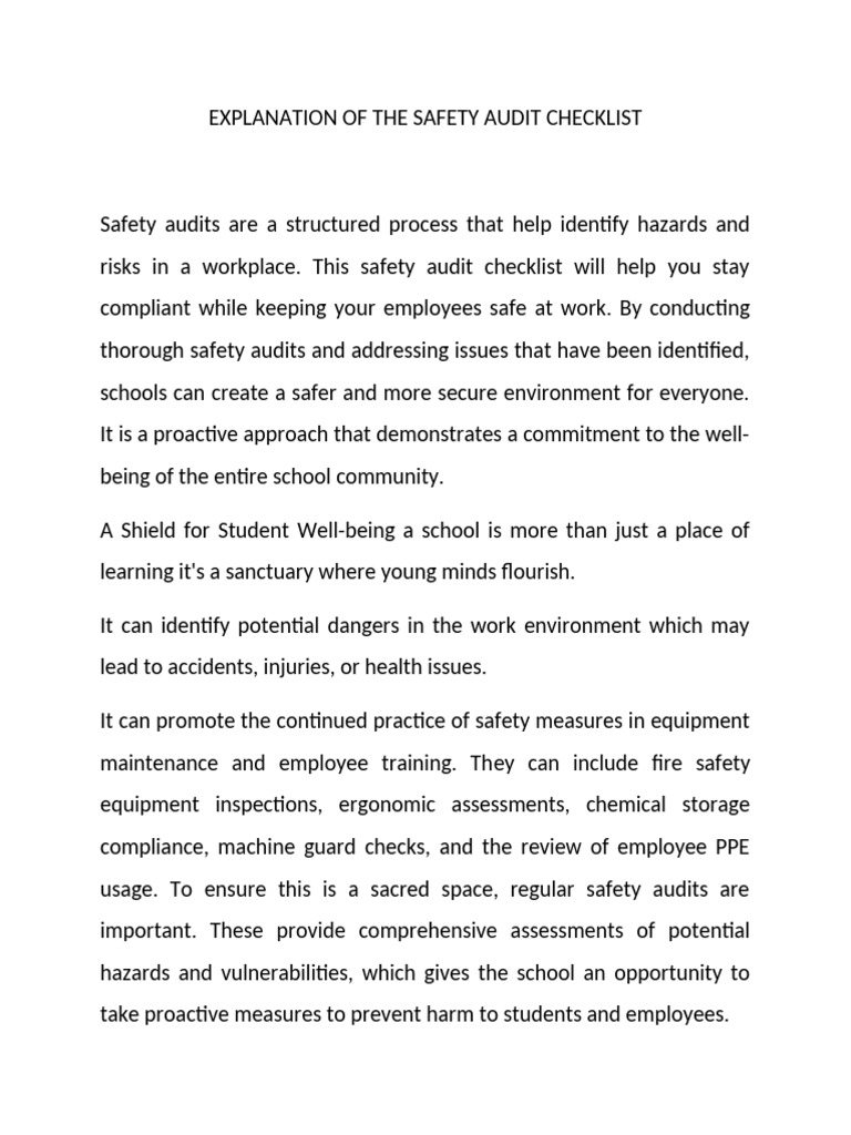 Explanation Checklist | PDF