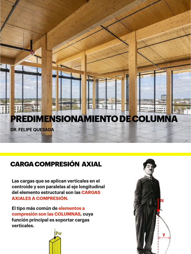 COLUMNAS MADERA | PDF | Pandeo | Columna