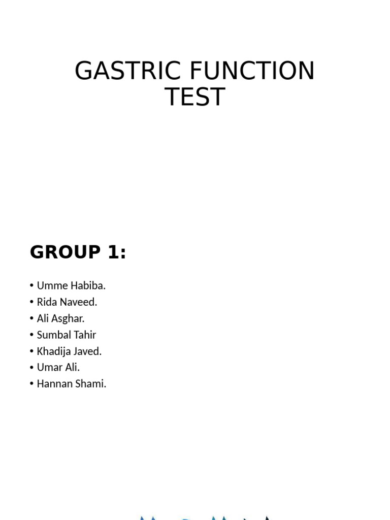 Gastric function | PDF | Stomach | Digestion