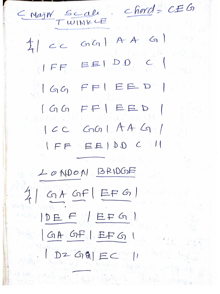 Beginner Song Piano | PDF