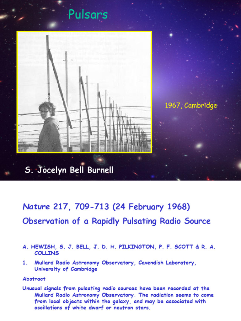9_pulsars | PDF | Stars | Gravitational Wave