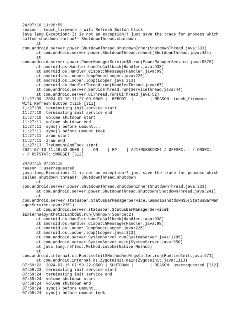 Power Off Reset Reason Backup | PDF | Java Specification Requests | Object (Computer Science)