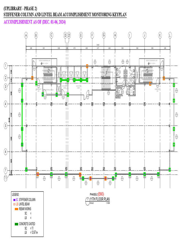 11F - SC and LB Monitoring Keyplan | PDF | Civil Engineering | Building Engineering