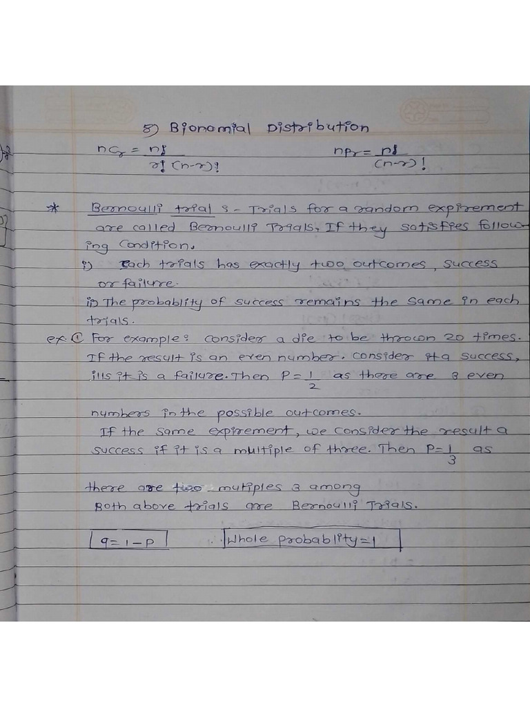 Binomial Distribution | PDF