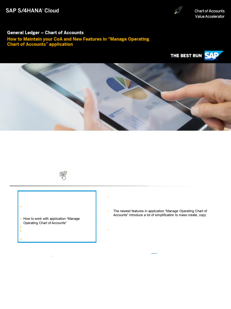 SAP S/4HANA CoA Management Guide | PDF | Microsoft Excel | Cloud Computing
