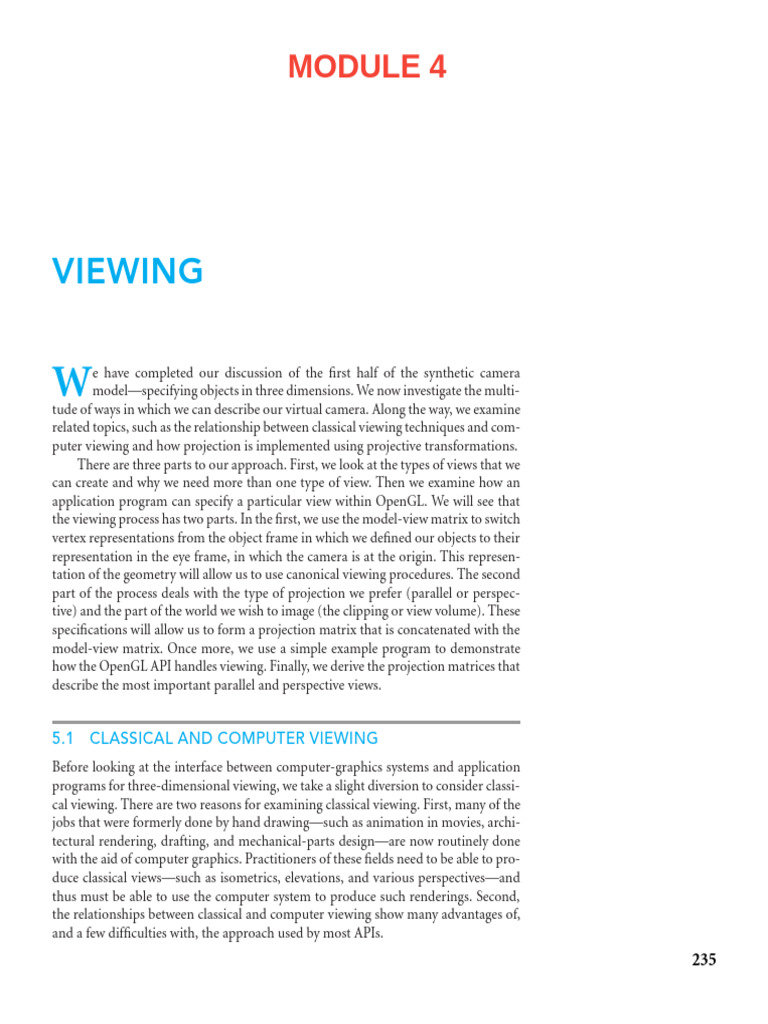 MOD-4 | PDF | Rendering (Computer Graphics) | Electromagnetic Radiation