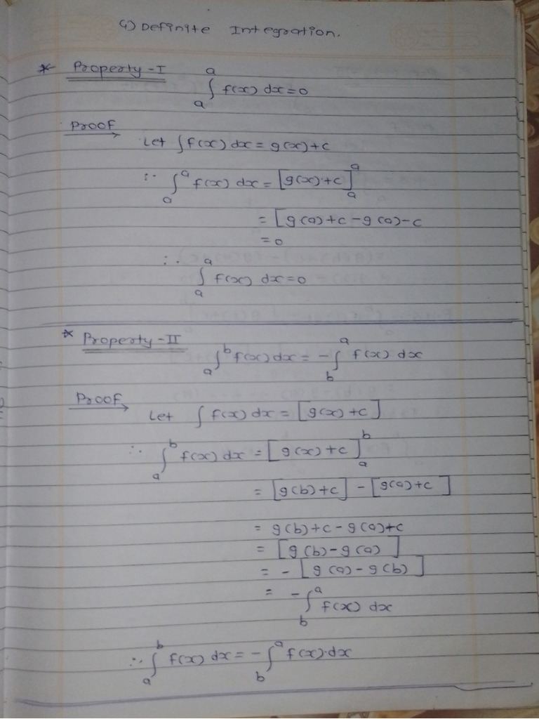 4. Definite integration ... | PDF