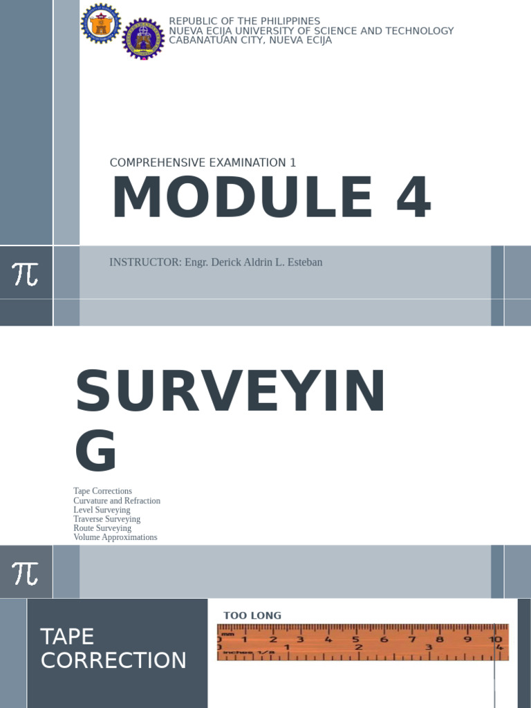 Compre1_Lec04 | PDF | Surveying | Geometry