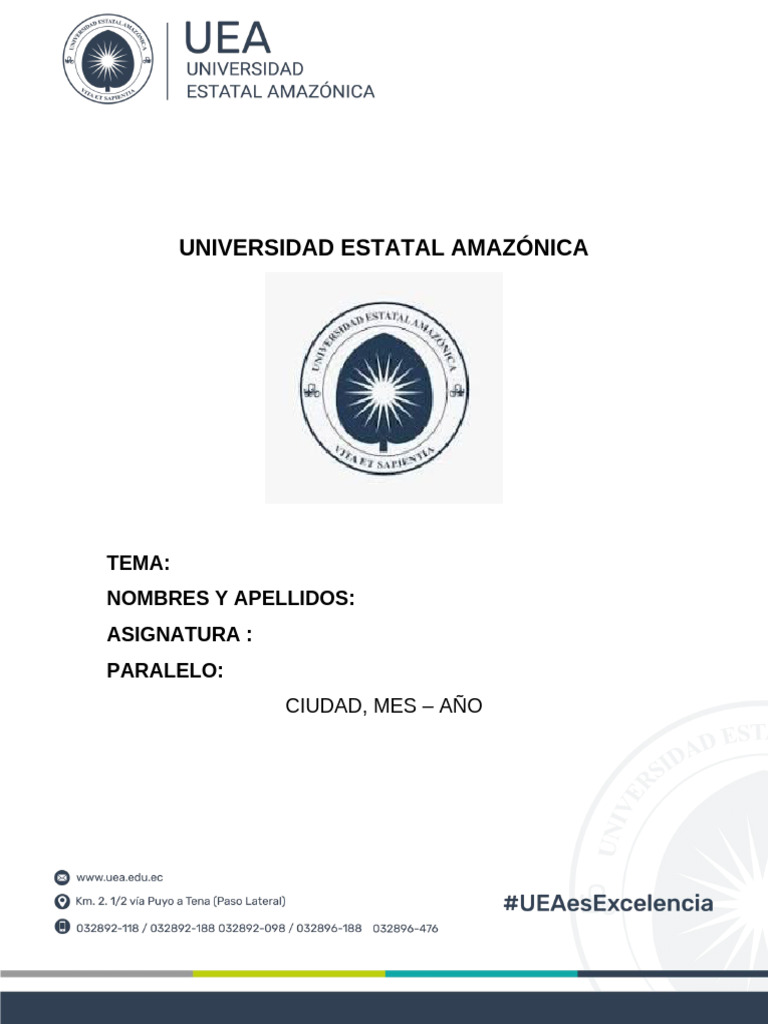 Portada - Hoja Oficial Uea | PDF