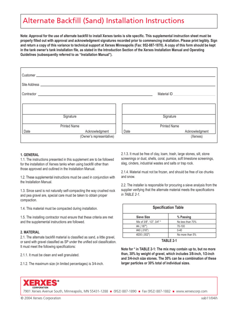 Alternate Backfill | PDF | Natural Materials | Earth Sciences