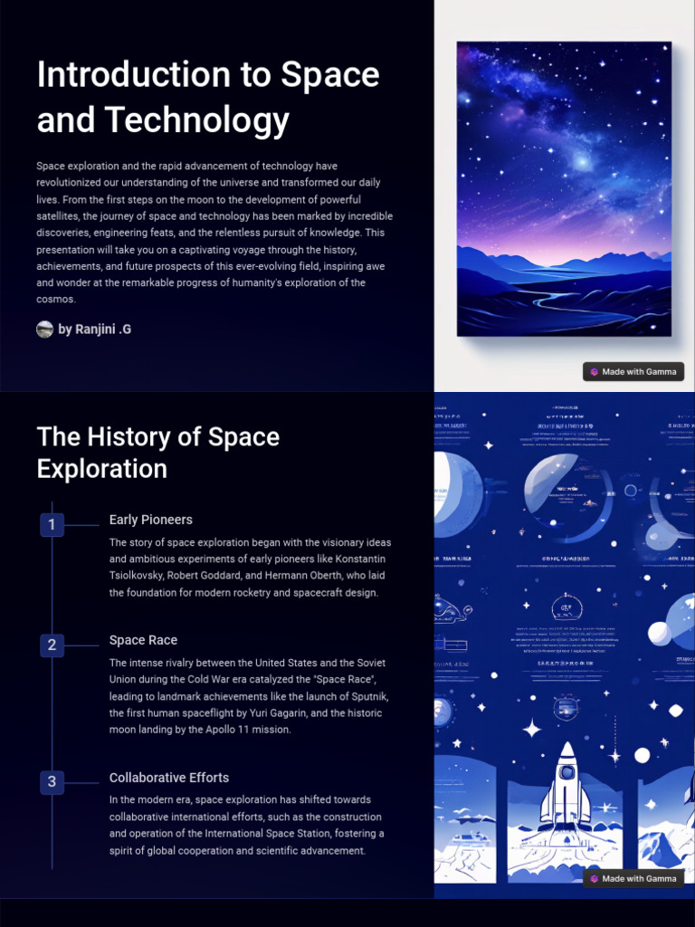 Introduction to Space Technology | PDF | Space Exploration | Outer Space