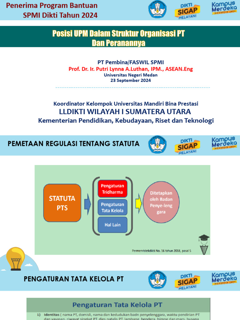 Fix. Posisi UPM Dalam Struktur Organisasi | PDF