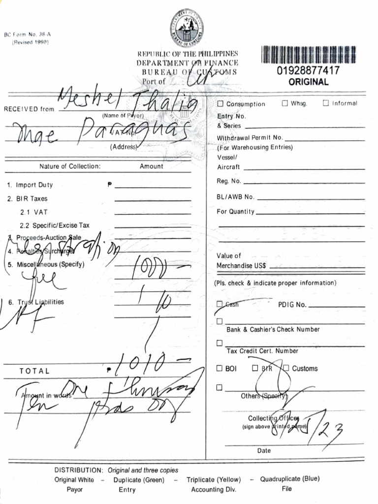 BCOR Sample | PDF | Taxes | Payments