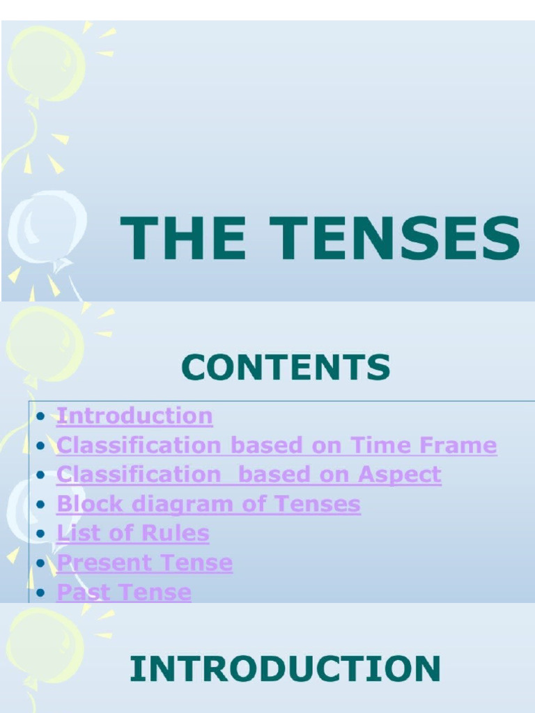 PPT - Tenses | PDF