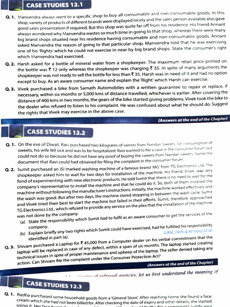 Consumer Protection Case Study | PDF | Organic Foods