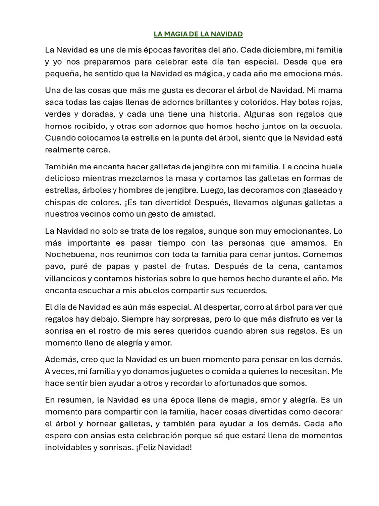 La Magia de La Navidad | PDF