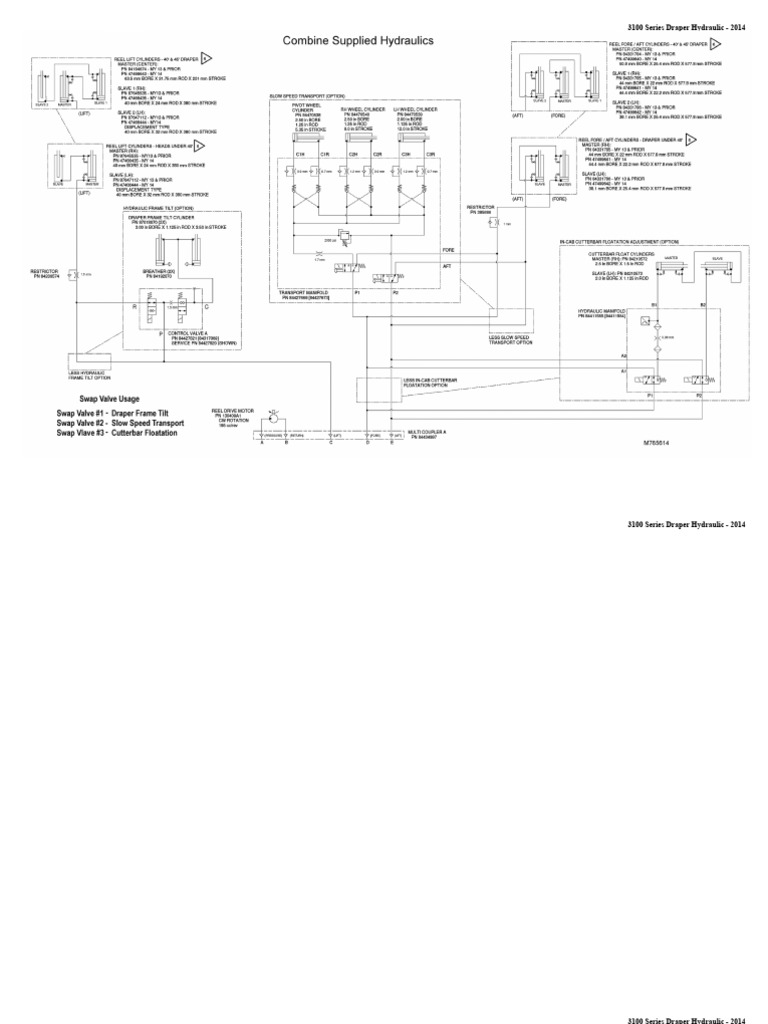 Draper - Sec 39 Hydraulic Schematics | PDF