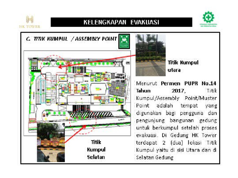 Jalur Evakuasi Titik Kumpul | PDF