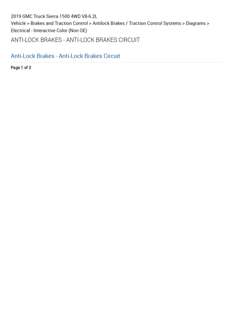 Anti-Lock Brakes - Anti-Lock Brakes Circuit (Antilock Brakes - Traction ...