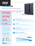 Datasheet Trina 710w | PDF | Photovoltaics | Solar Panel