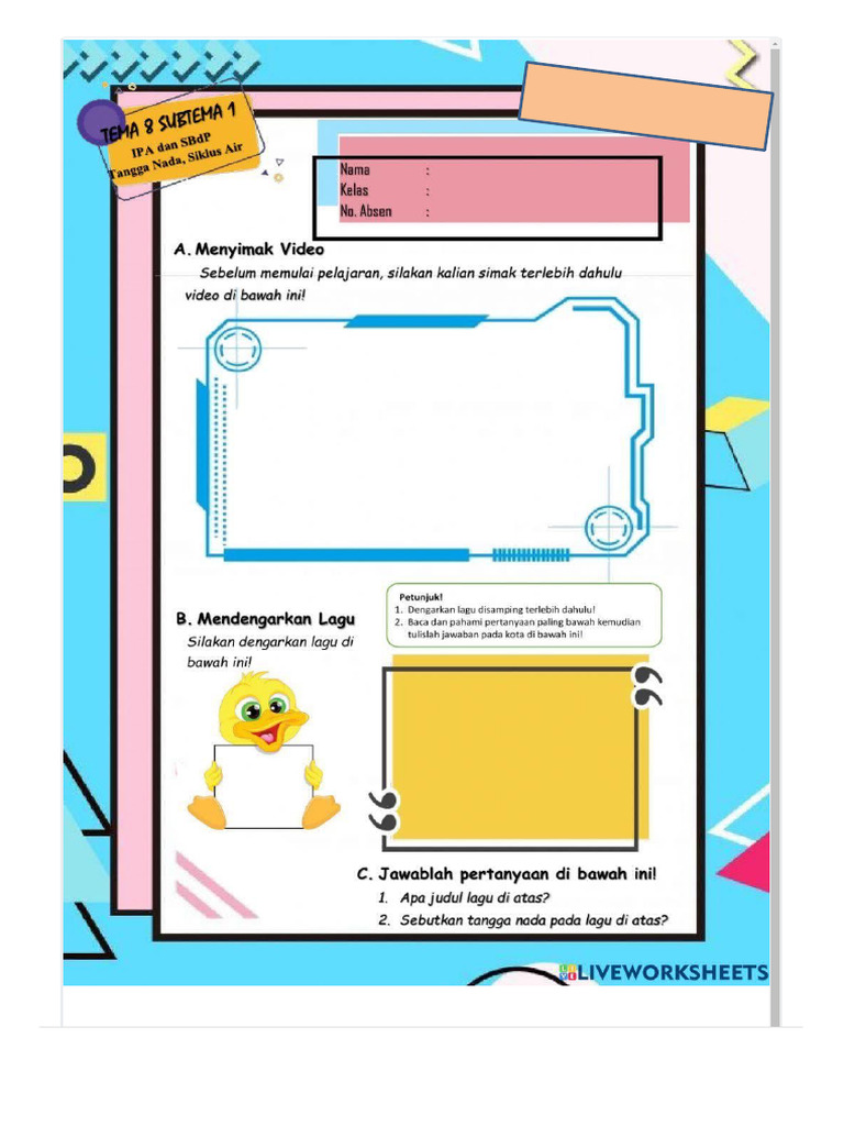 RPP + LKPD Kelas 3 Tema 8 Subtema 1 Pembelajaran 2 WS | PDF